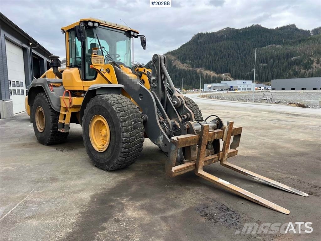 沃尔沃 L110H Wheel Loader w/ scale, hydraulic pallet fork, 2018, Hordaland ...