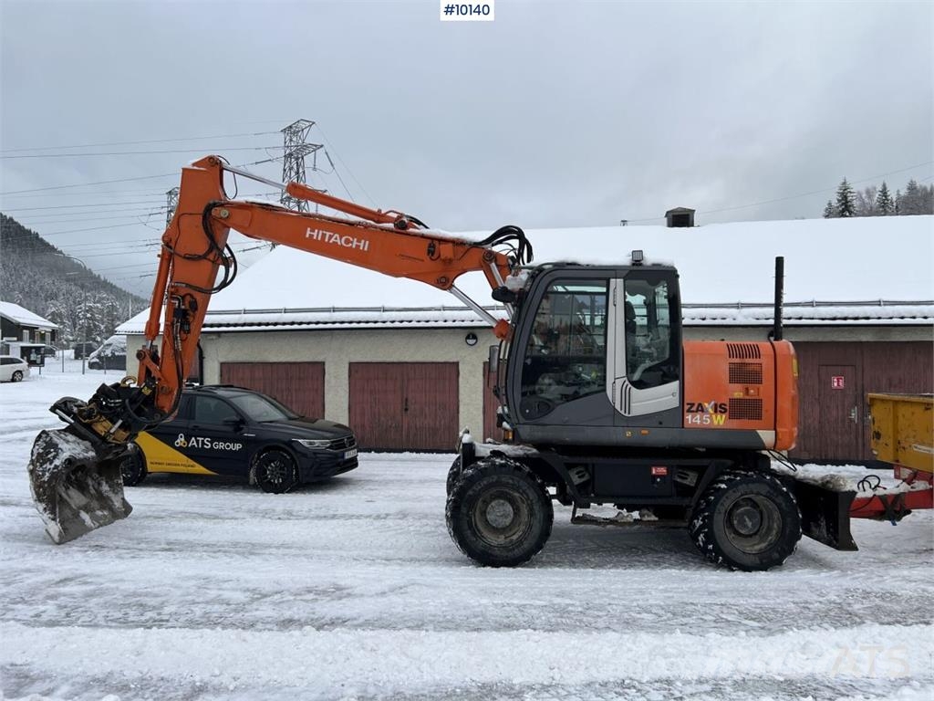 Hitachi ZX 145 W-3 Wheeled excavator with 2D Excavation sy, 2012 ...