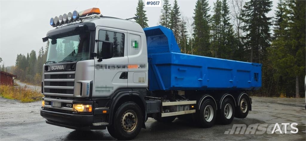 Scania R124 tridem with LAXO quick release, 2004, Jämtland, Ruotsi ...