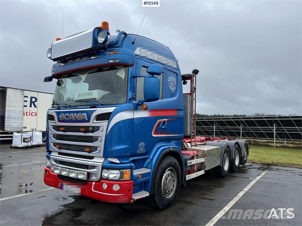 Scania R560 Tridem Hooklift Truck, 2014, Västra Götaland, Ruotsi ...