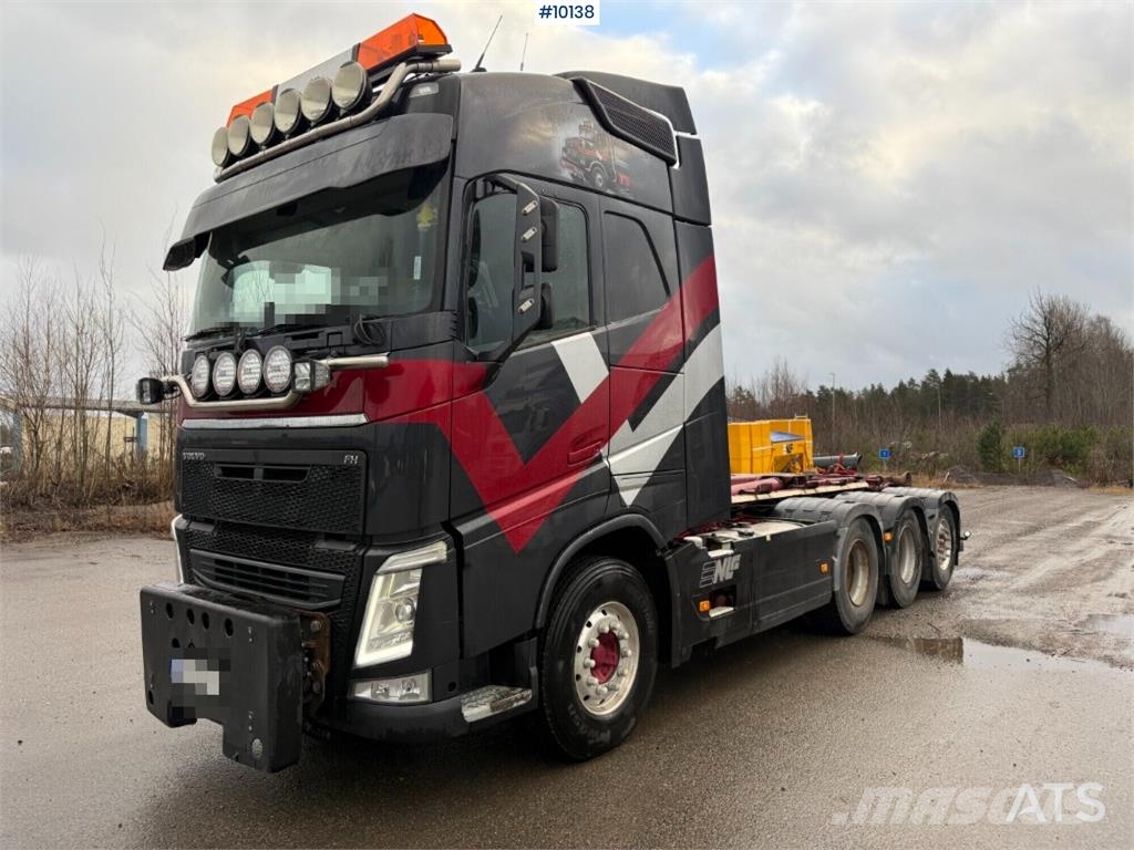 Volvo FH 8X4 Hook truck with plow and salt spreader, 2014, Örebro ...