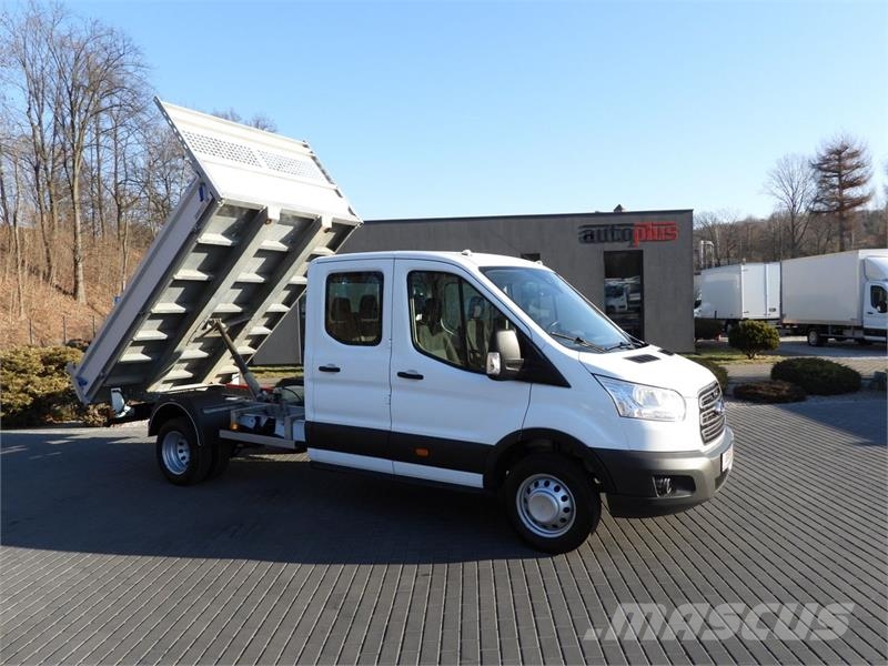 Ford TRANSIT TIPPER DOUBLE CABIN DOKA 6 SEATS, 2018, Frankrike ...