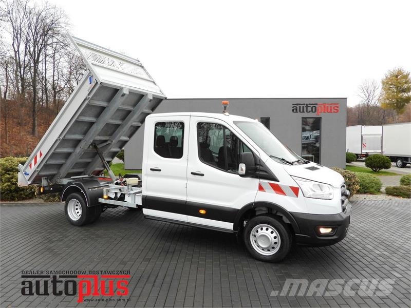 Ford TRANSIT TIPPER DOUBLE CABIN DOKA 6 SEATS, 2022, Tyskland - Brukt ...