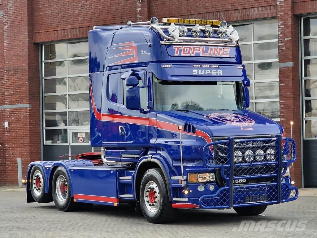 斯堪尼亚 T580 V8 Topline 6x2 - Original Scania Hauber / Tor, 2005 ...