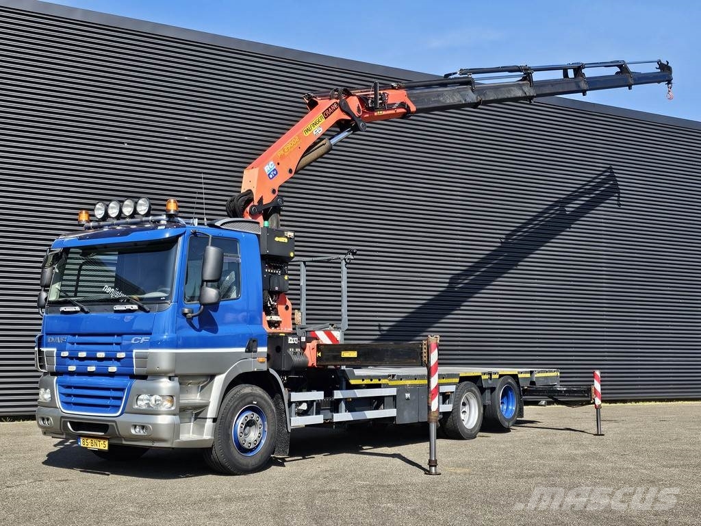 达夫 CF85.460 / 6x2 / PALFINGER 29TM / CRANE / KRAN, 2009, Gilze, 荷兰 - 起重 ...