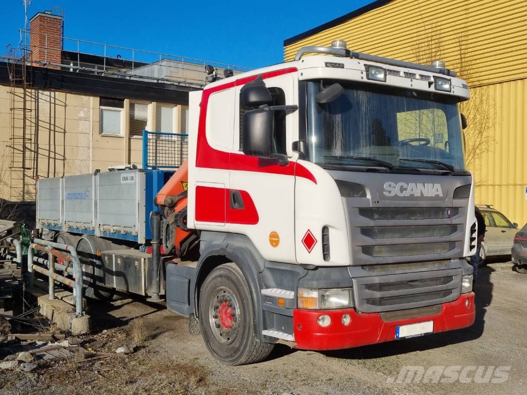 Scania R 360 Kranbil med tippflak 6 x 2 Euro 5, 2010, Stockholm ...