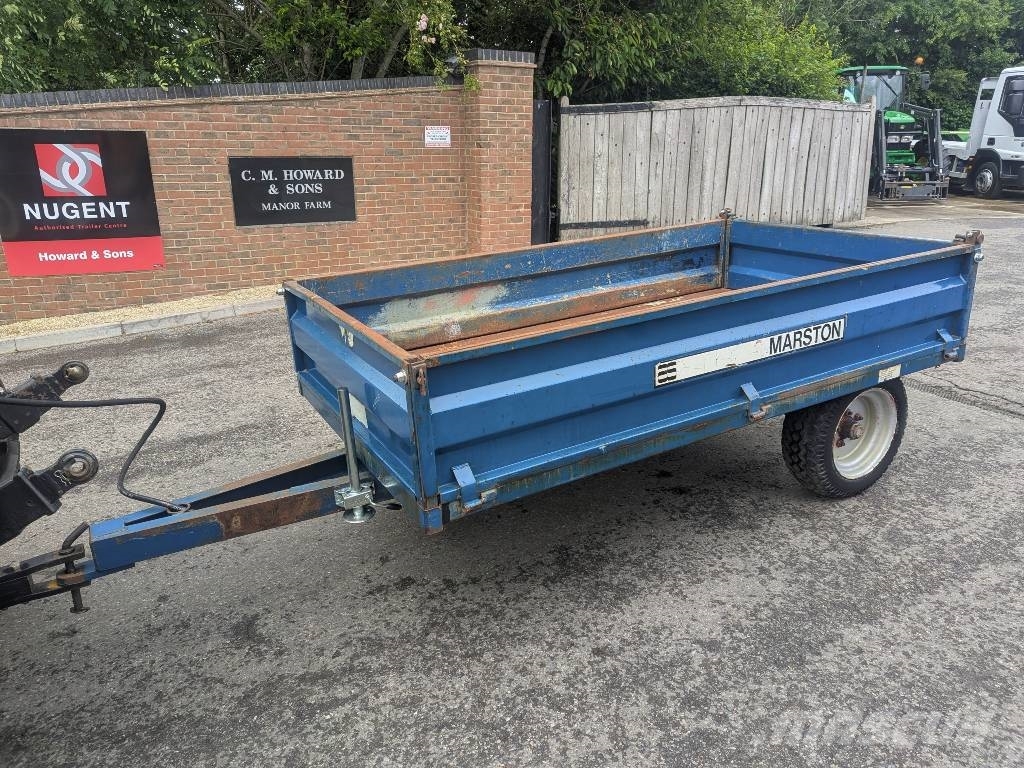 Marston HYDRAULIC TIPPING TRAILER, United Kingdom - Used tipper ...