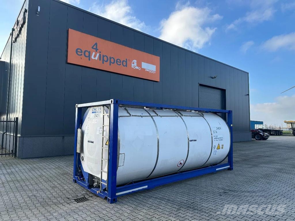 Cimc 20FT ISO, 25.090L / 1-COMP / 3 BAFFELS / T12 / 4 m, 2012 ...
