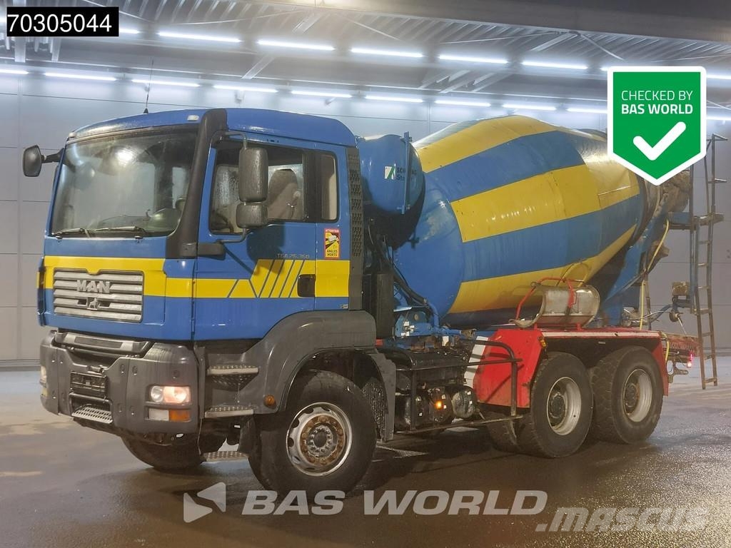 Man TGA 26.360 6X4 7 m³ Stetter Mixer Steel suspension, 2008, Veghel ...