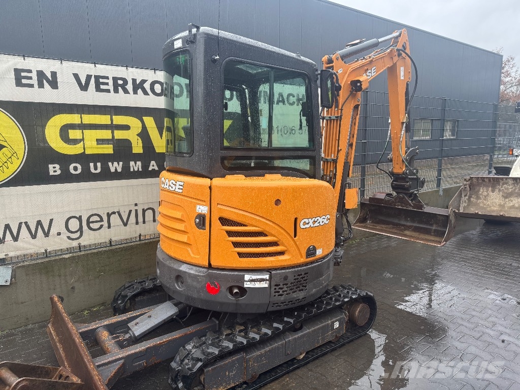 Case CX 26 C, 2019, Países Bajos - mini excavadoras