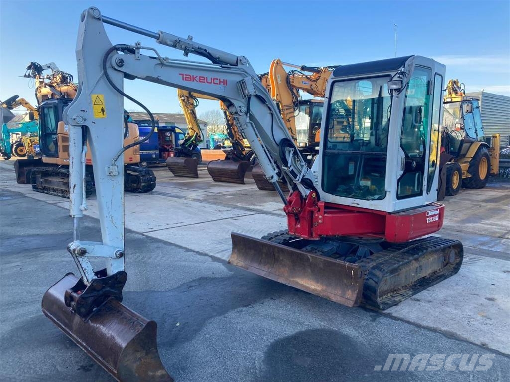 Takeuchi TB138, 2018, L'HERMITAGE, France - Used mini excavators