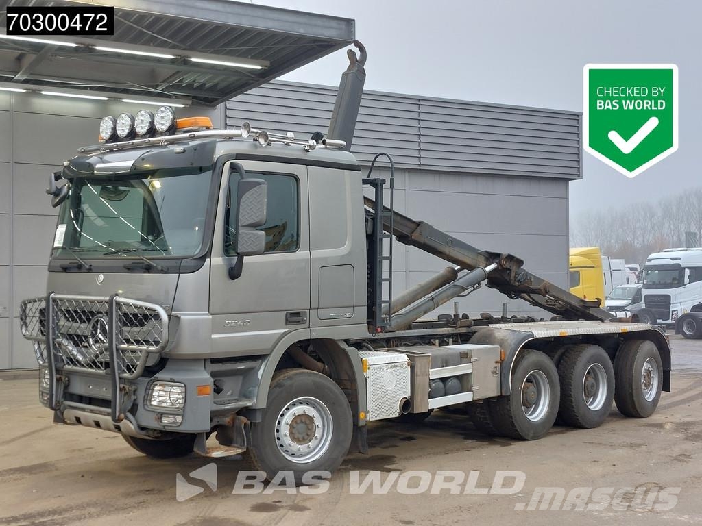 Mercedes-Benz Actros 3248 Actros 8X4 HIAB XR24SL59 Multilift Lif, 2011 ...