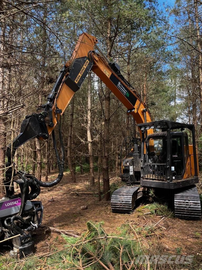 Case CX145 Excavator c/w Logset TH65 Harvester Head, 2018, United ...