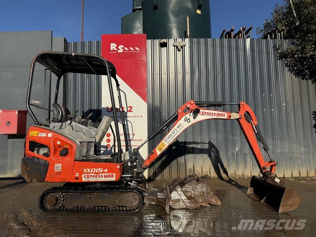 Kubota KX 015-4 1.5t Mini Excavator / Digger, 2017, Luton, Bedfordshire ...