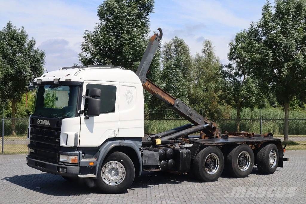 Scania P124-420 | 8X4 | HOOKLIFT | MANUAL | BIG AXLES | E, 2002 ...