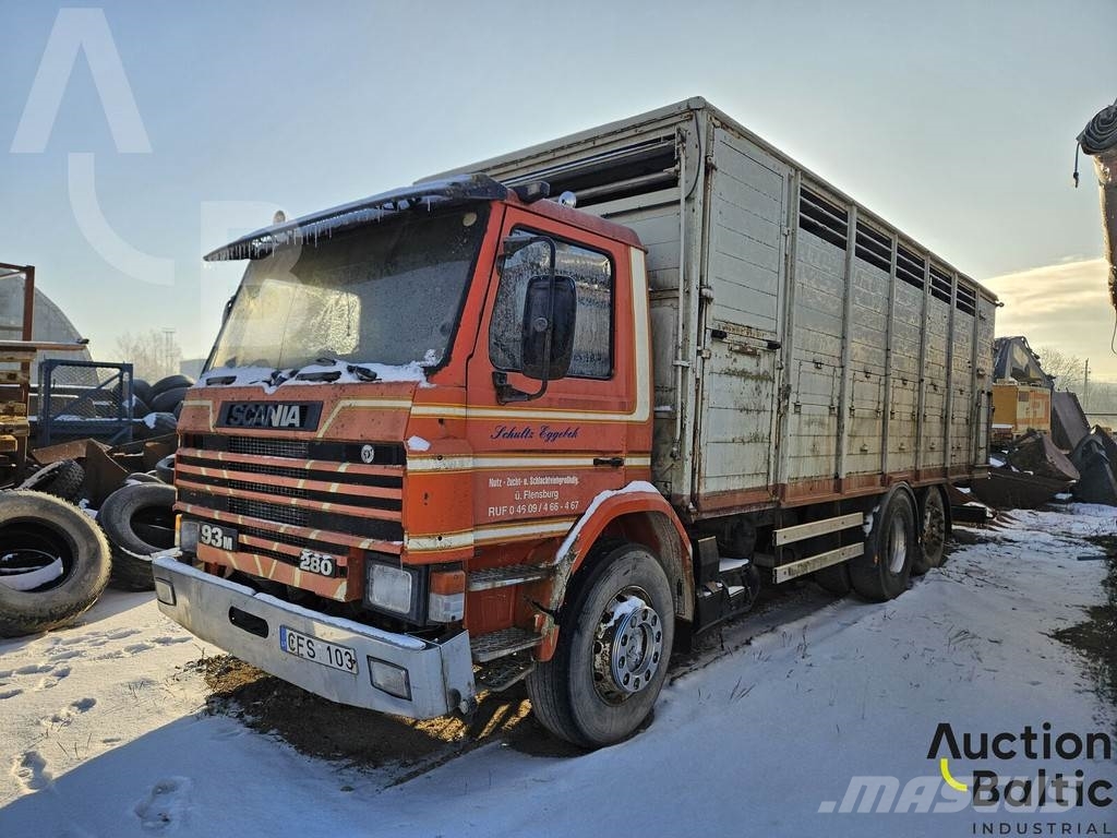 Scania 93 M, 1990, Vilnius, Lithuania - Used animal transport trucks ...