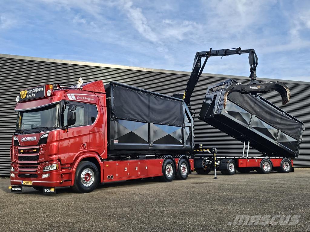 Scania R530 6x2 PALFINGER HAAK + EPSILON KRAAN + FLOOR AA, 2024, Gilze ...