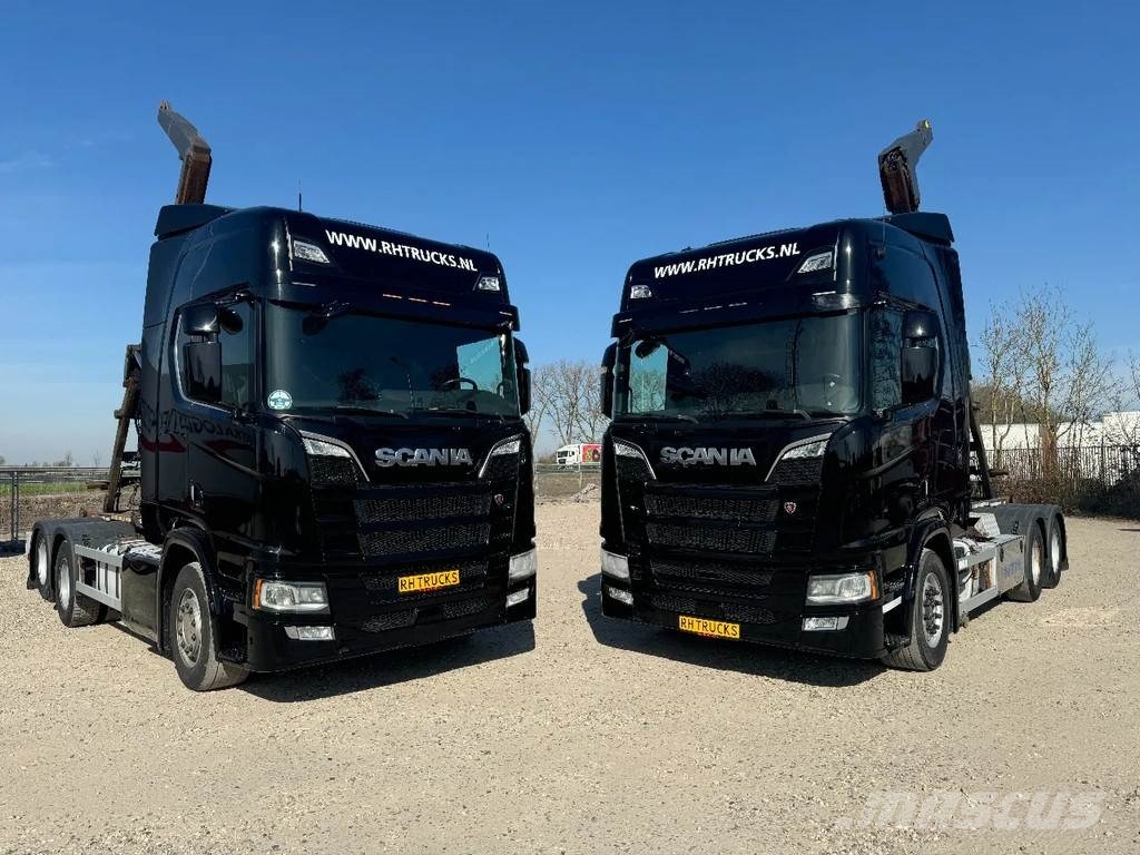 Scania R580 V8 6X2 VDL HOOK 20T RETARDER EURO 6 2 UNITS, 2017, Meerkerk ...