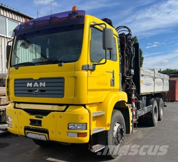 Man TGA 26.360 + HIAB 144 BS-3 DUO, 2003, República Checa - camiones grúa de segunda mano ...
