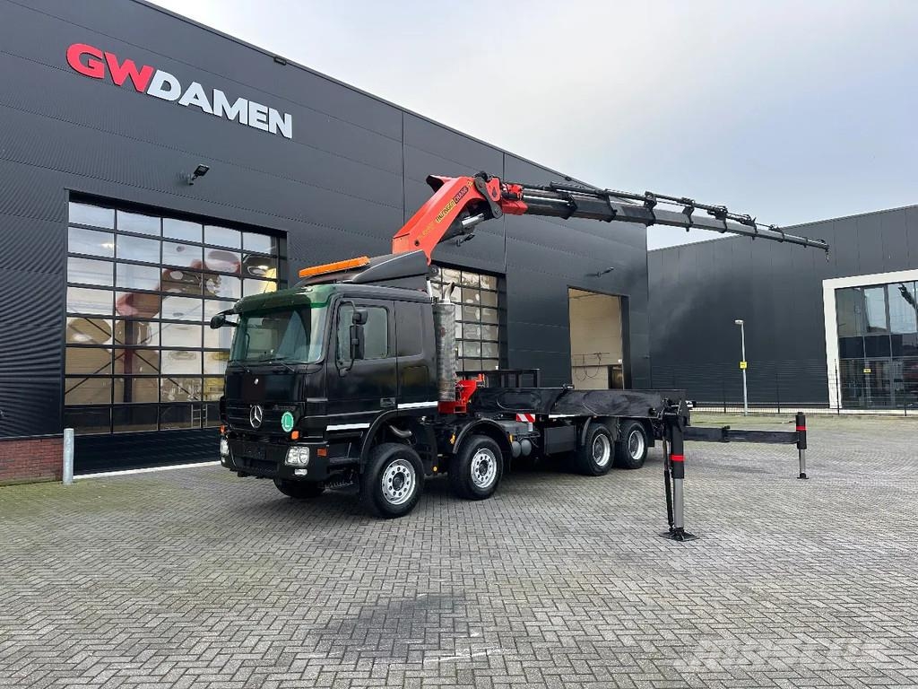 Mercedes-Benz Actros 4144 8x4 Palfinger PK 85002 9x hydr winch,E, 2009 ...