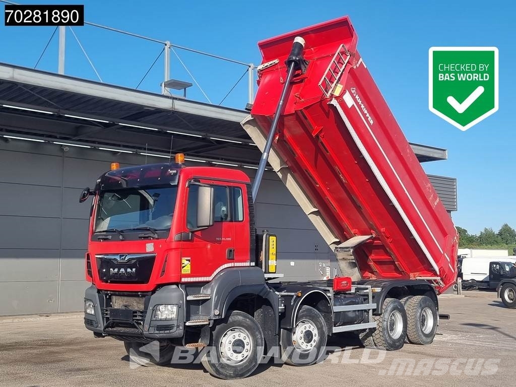 德国曼 TGS 41.480 8X8 8x8 Big-Axle Steelsuspension 20m3 T, 2016, Veghel ...