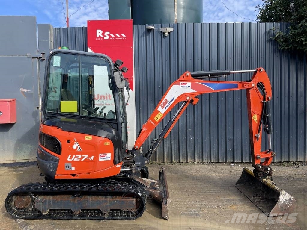 Kubota U 27-4 2.7t Mini Excavator / Digger, 2019, Luton, Bedfordshire ...