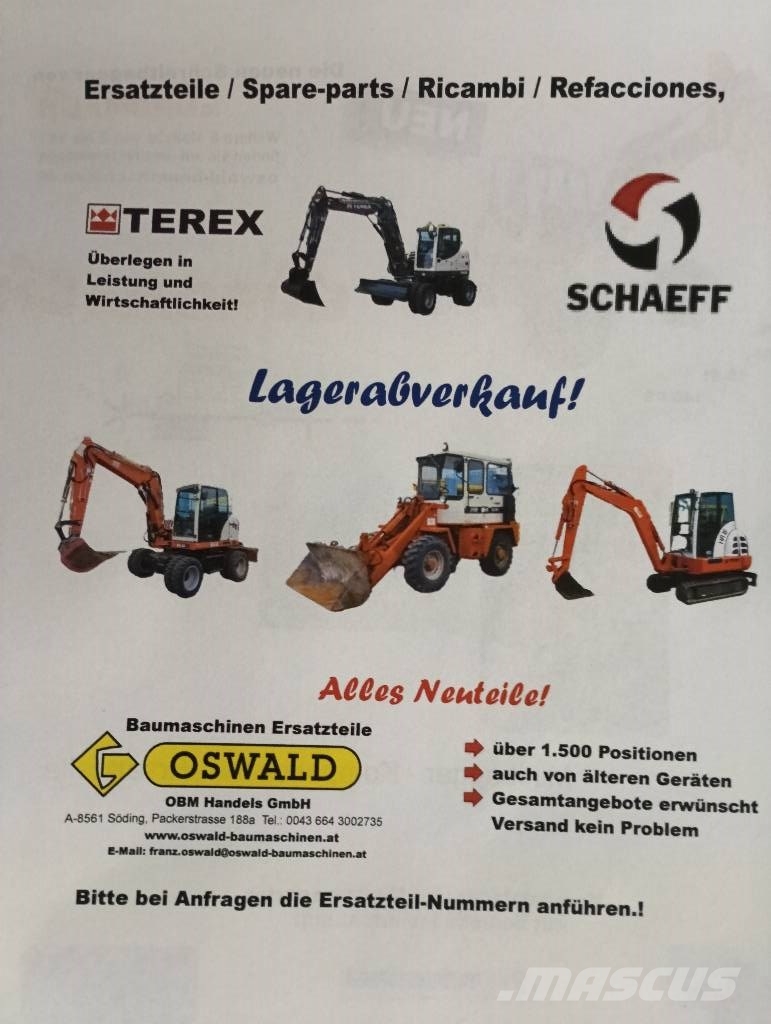 Terex Schaeff Minibagger Mobilbagger Baggerlader Radlader, 2015, Söding ...