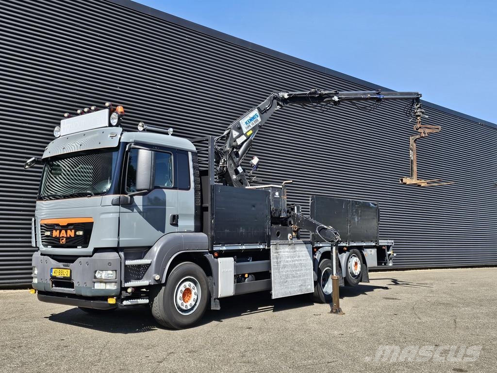 Man TGS 26.360 / 6X2-4 BL / KENNIS ROLLER CRANE / KRAN, 2013, Gilze ...