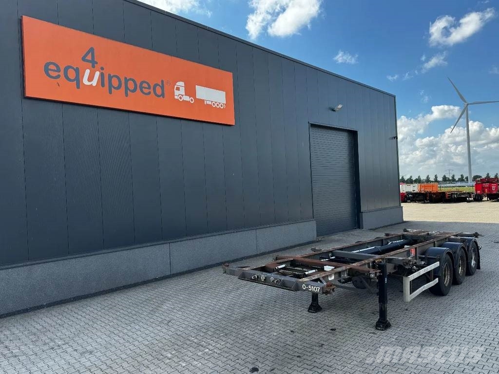 Desot 20FT/30FT ADR-Chassis, liftaxle, 5 twistlocks arms, 1994 ...