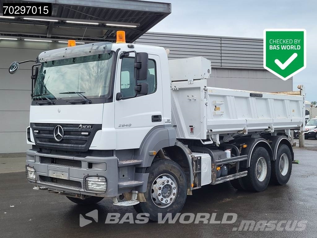 Mercedes-Benz Axor 2640 6X4 10m3 Meiller Tipper Steelsuspension, 2007 ...