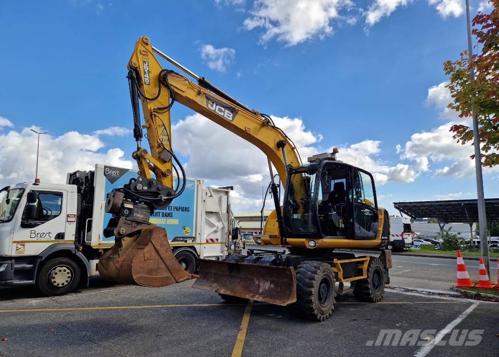Jcb JS 145 W, 2013, France - Used wheeled excavators - Mascus