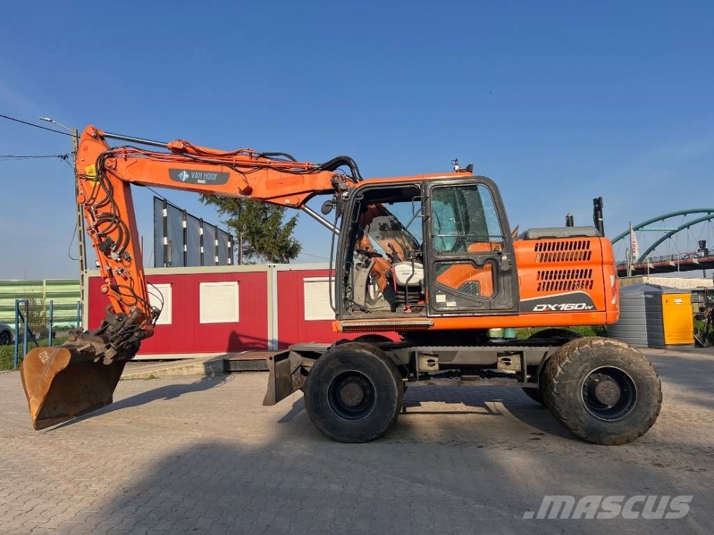 Doosan DX 160 W-3, 2014, Polija - Lietots ekskavatori uz riteņiem - Mascus Latvia