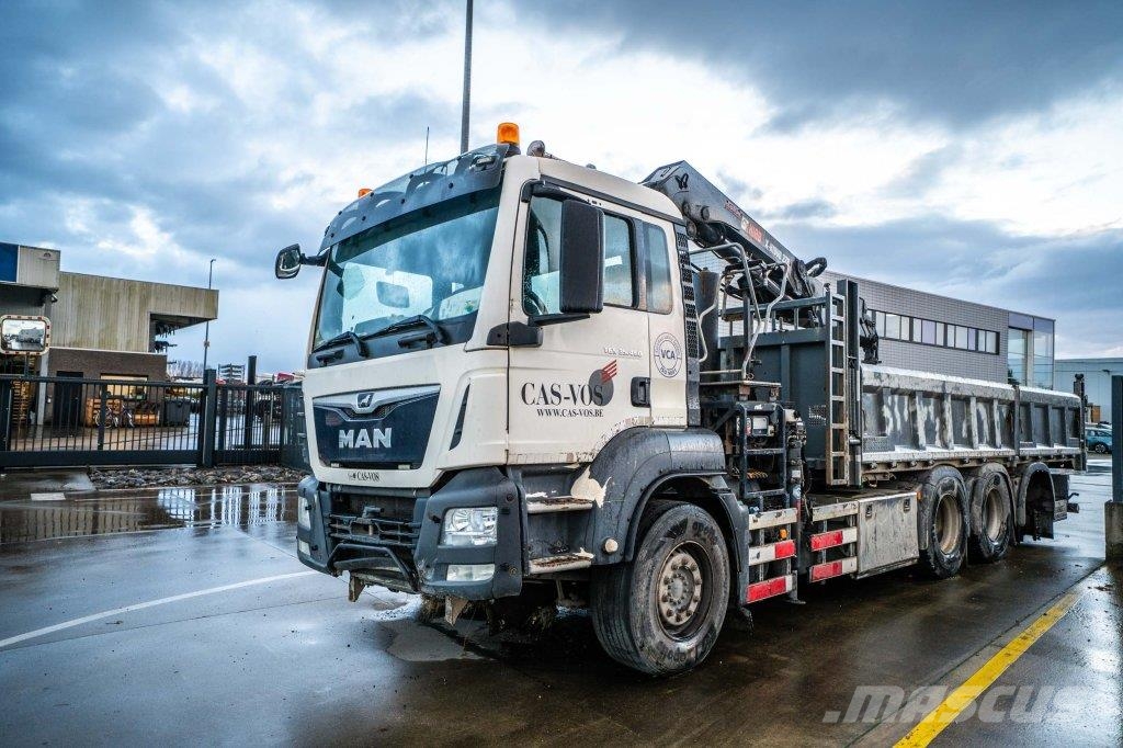 Man TGS 35.460 BL - HIAB X-HIDUO 228 E-3 (DAMAGED), 2017, HANDZAME ...