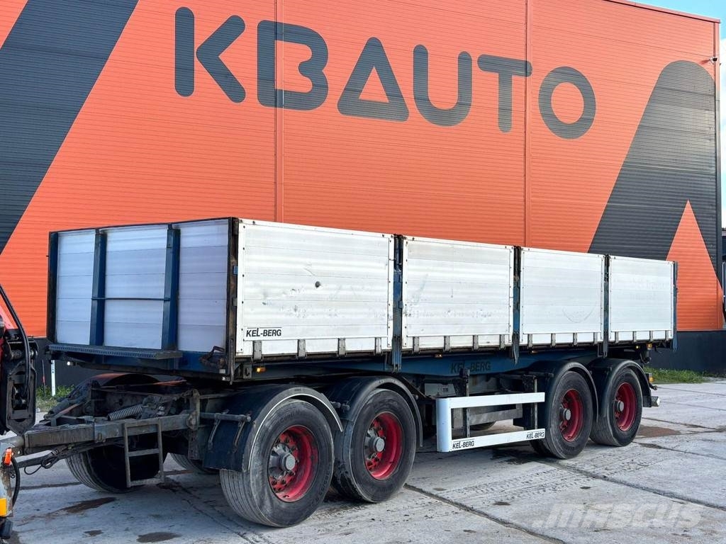 Kel-Berg D32B4 BPW AXLES / EXTENDABLE DRAWBAR / BOX L=7605, 2013, Lääne ...