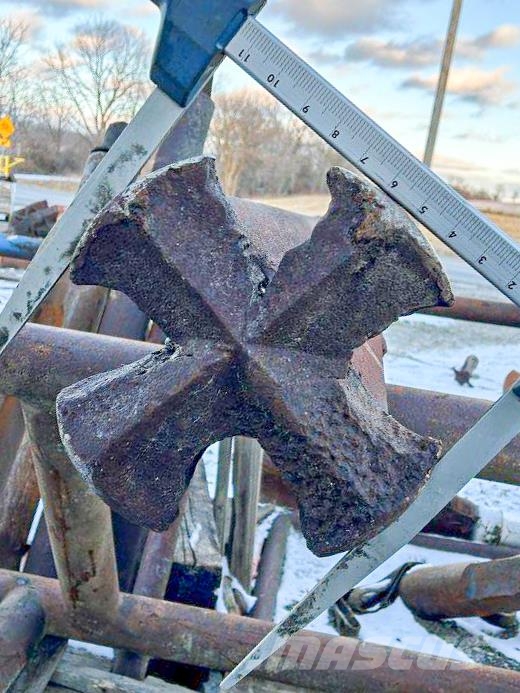 Aftermarket Star Bit for cable tool drill rig; 11, Mifflinburg ...