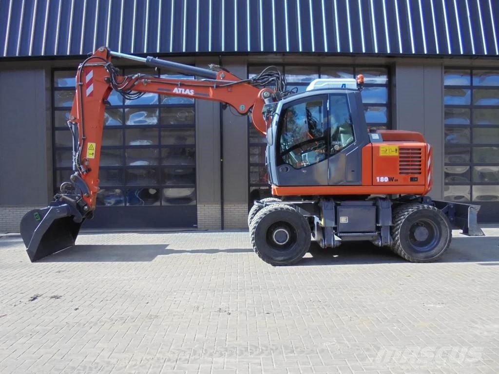 Atlas 180 WSR, 2013, Harskamp, Netherlands - Used wheeled excavators ...
