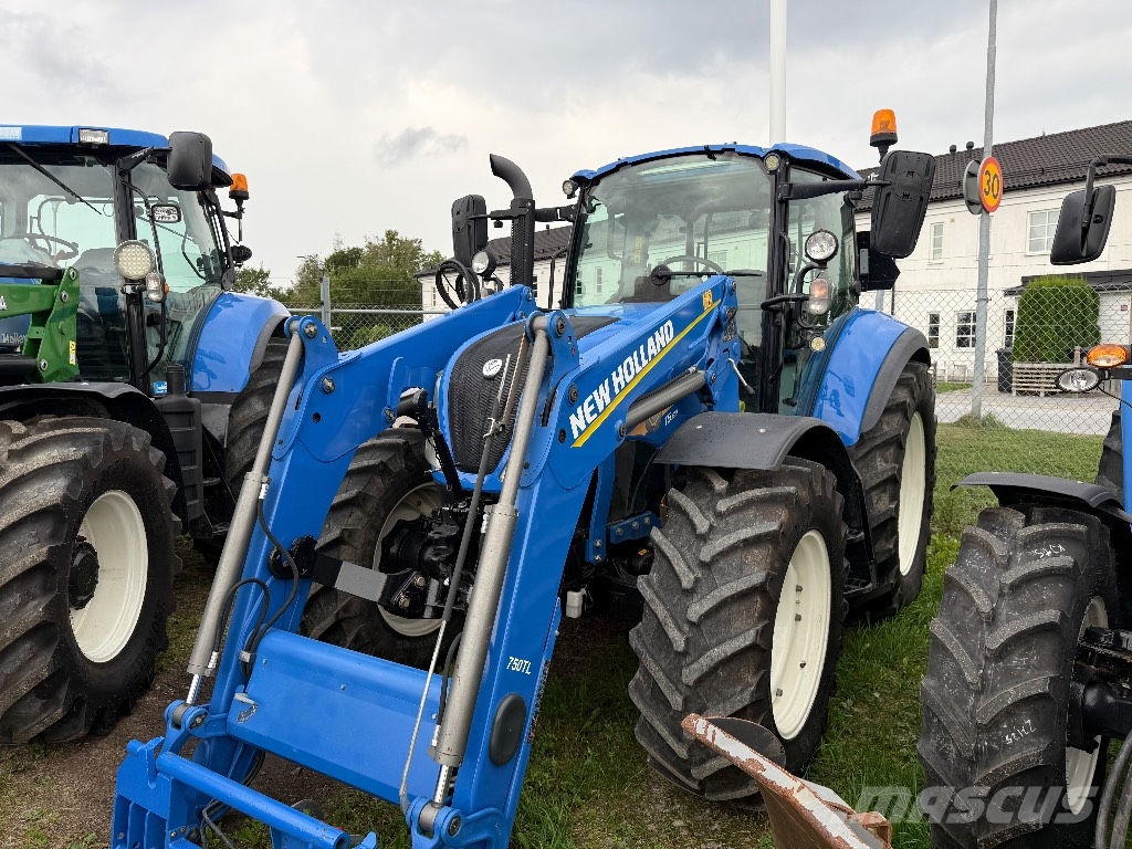 New Holland T 5.120 EC, TG, FL, NH lastare, 2017, Lövstalöt 755 93 ...