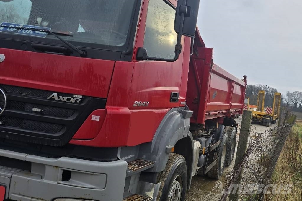 Mercedes-Benz AXOR 2643 K 6x4 meiller tipper - bordmatic, 2009 ...