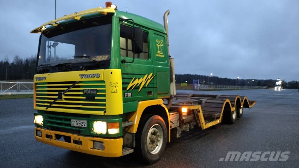 Volvo F16 8x2 metsäkone ritilä, rautajouset,hydr.perä, 1988, Forssa ...