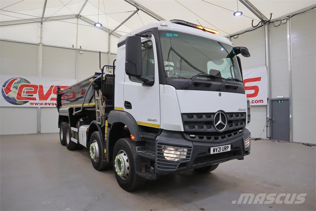 Mercedes-Benz AROCS 3240 GRAB, 2021, United Kingdom - Used tipper ...