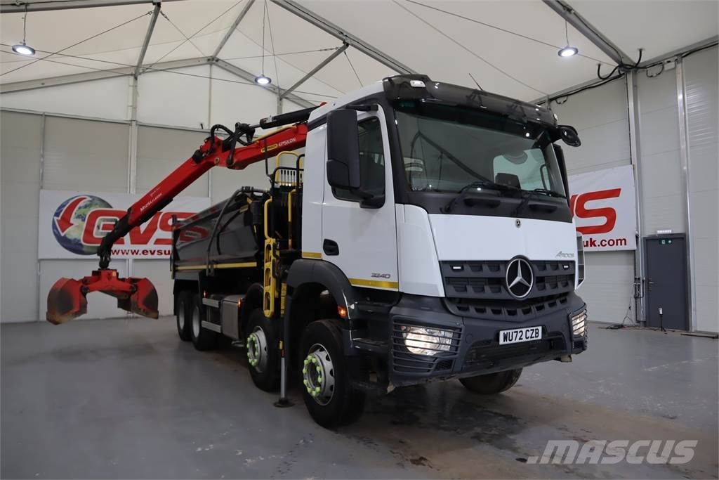 Mercedes-Benz AROCS 3240 GRAB, 2022, United Kingdom - Used tipper ...