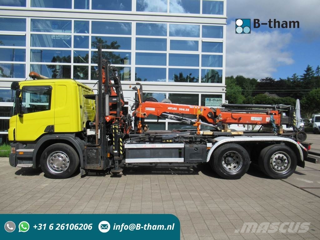 Scania P 340 B 6x2*4 VDL Haak - Kraan ATLAS 206.3E, 2008, Rheden ...