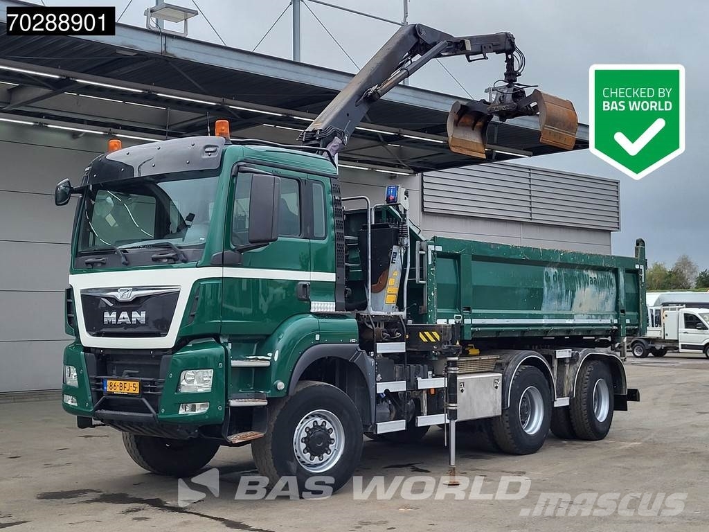 Man TGS 33.440 TGS 6X6 NL-Truck 12m3 Jansen Tipper HMF, 2014, Veghel ...