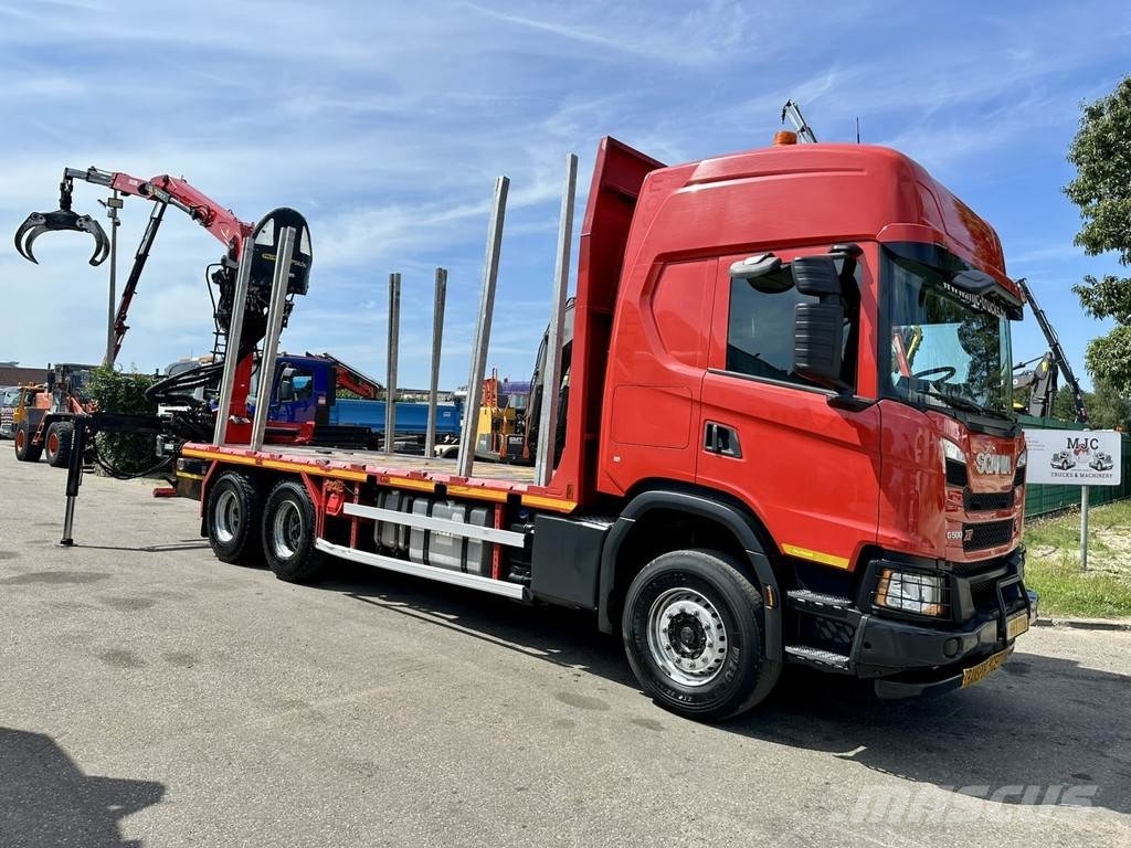 Scania G500 XT 6x4 WOOD / TIMBER / HOLZ CRANE PALFINGER E, 2019 ...