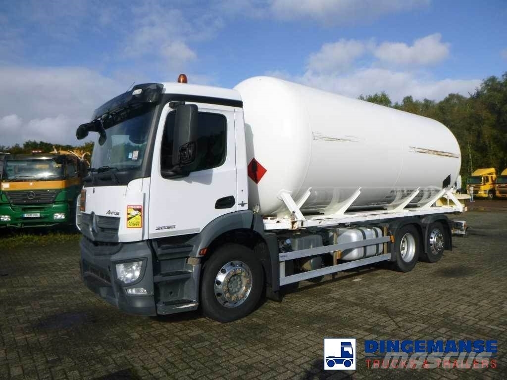 Mercedes-Benz Antos 2635 6x2 gas tank 28 m3, 2016, Hoogerheide ...