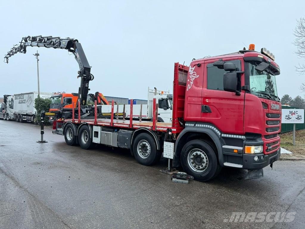 Scania R490 8x4 + CRANE HIAB 377 E-4 HIPRO + JIB 100 X-4, 2015 ...
