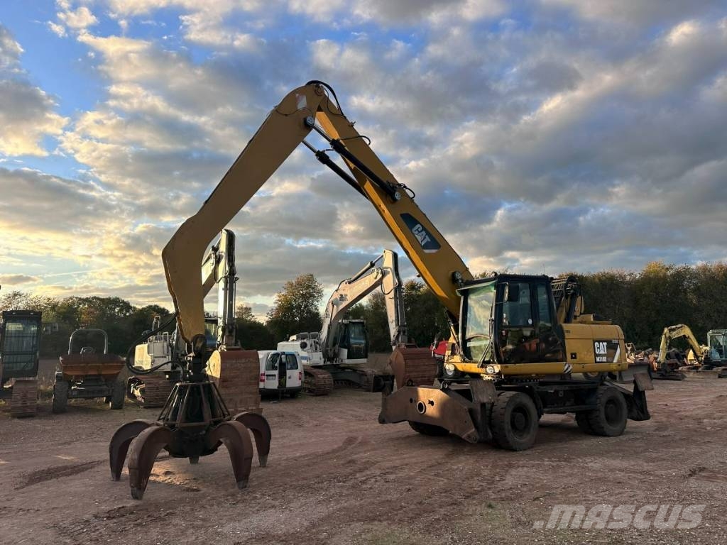 Cat M 318 MH mit Greifer Kein 3022 3026 320 322, 2012, Kaltenkirchen ...