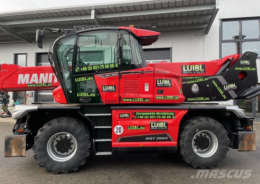 Manitou MRT 2660, 26M, 6 TONS, rotating telehandler, 2022, Tyskland ...