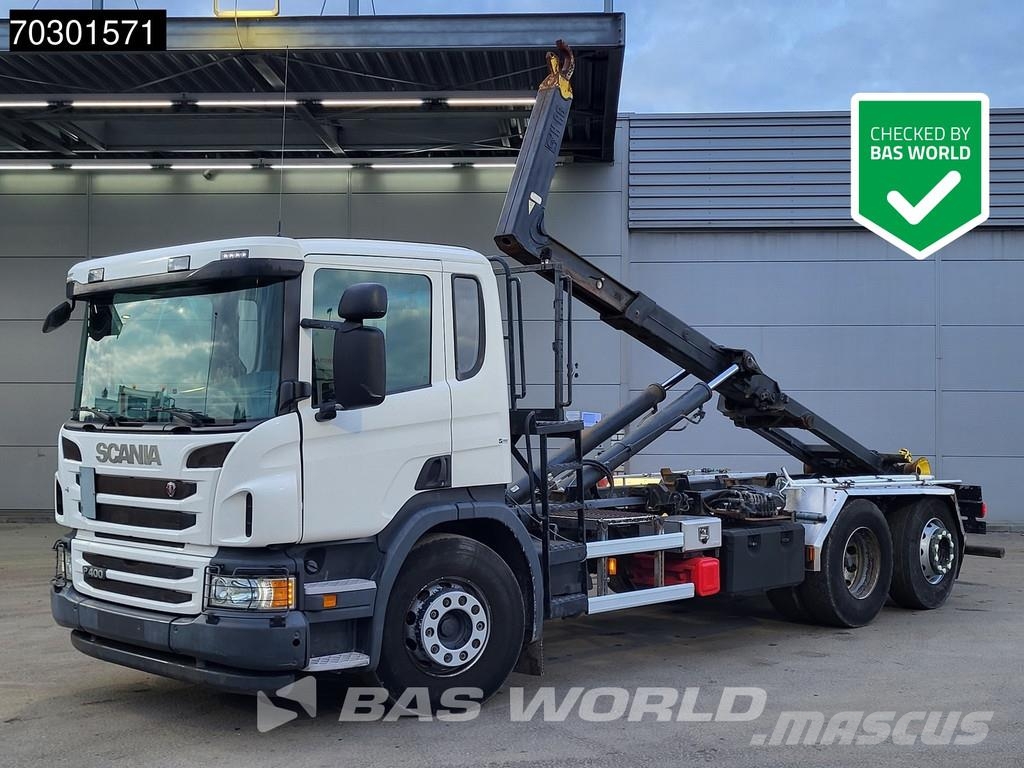 Scania P400 6X2 20 tons HIAB containersystem Retarder Aut, 2013, Veghel ...