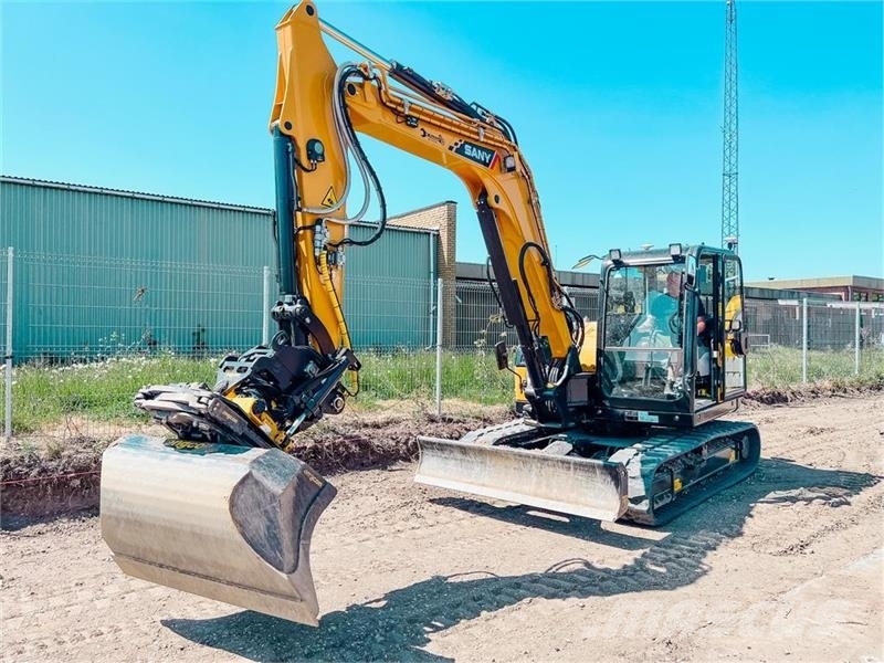 Sany SY80U, Nykøbing Falster, Denmark - Used crawler excavators ...